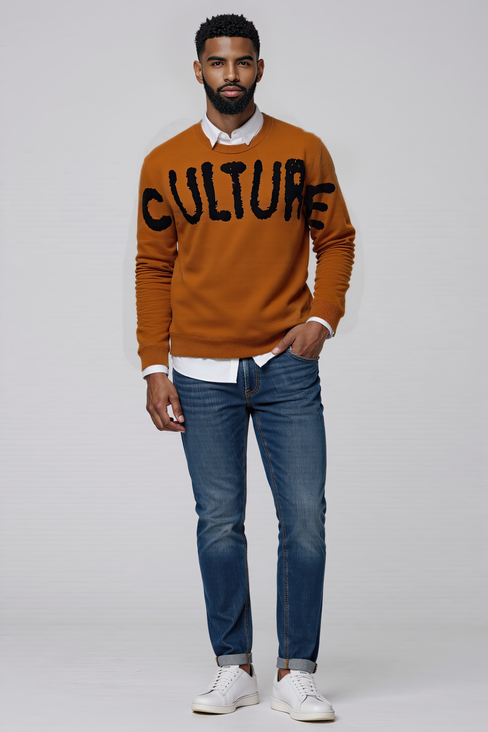 Long sleeve Unisex sweater- CULTURE